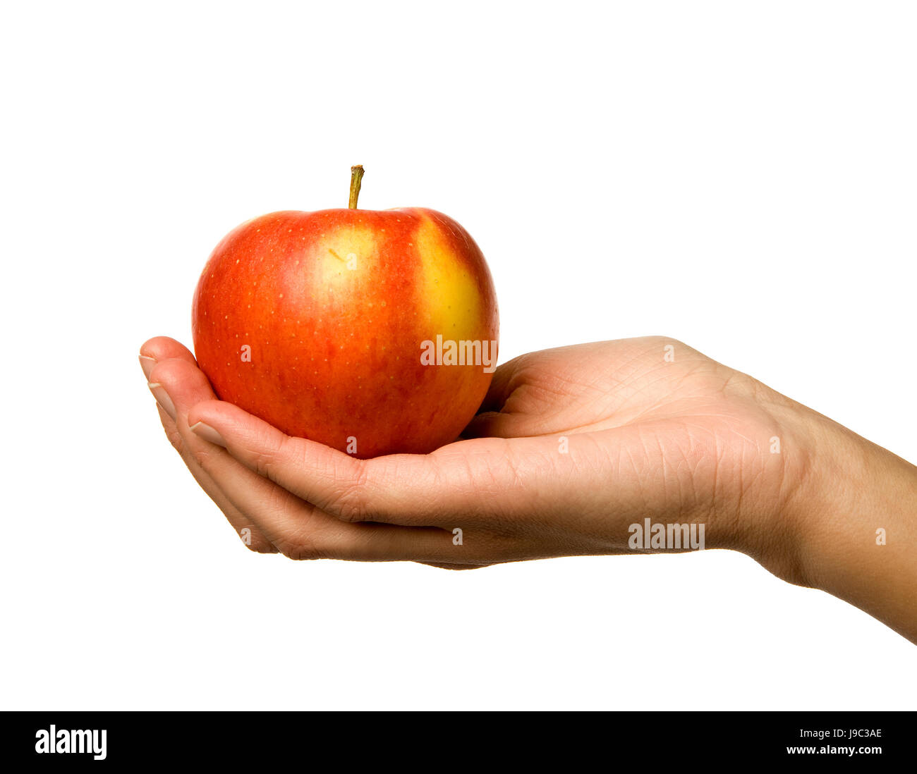 Student giving apple to teacher hi-res stock photography and images - Alamy
