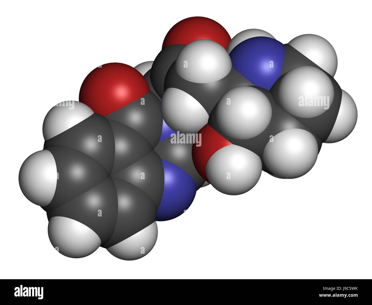 Febrifugine alkaloid molecule, first isolated from Dichroa febrifuga ...