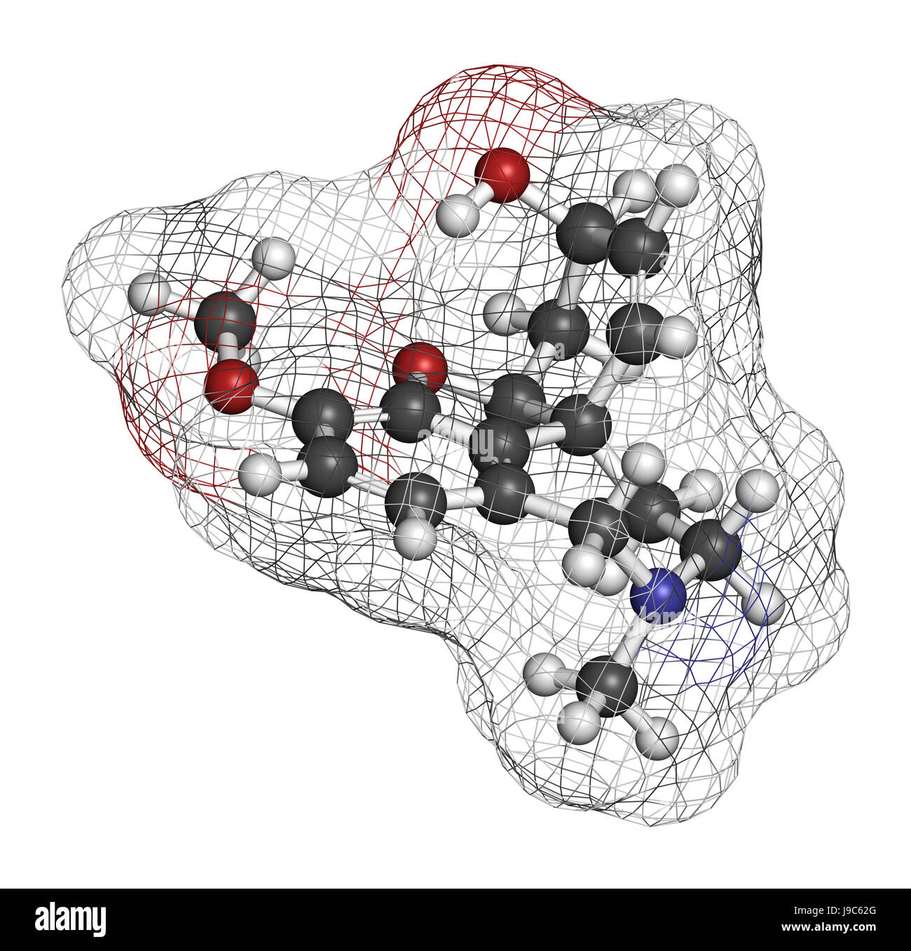 Galantamine alkaloid molecule. Found in Caucasian snowdrop, used in ...