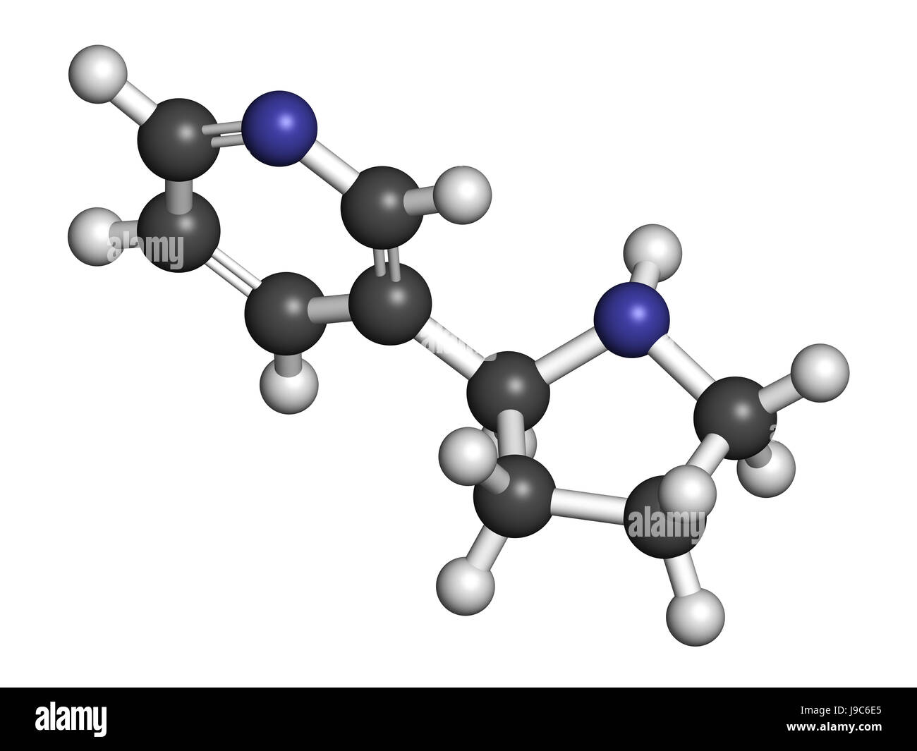 Nicotine 3d molecular model hi-res stock photography and images - Alamy
