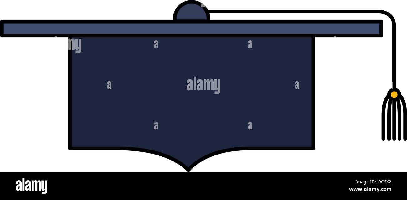 Silhouette image graduation cap hi-res stock photography and images - Alamy