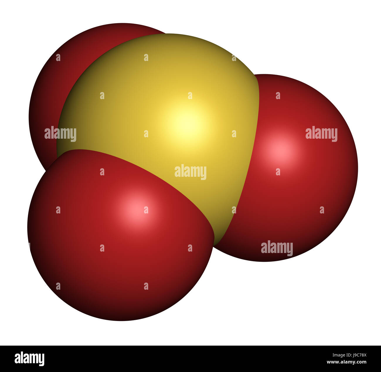 Sulfite anion, chemical structure. Sulfite salts are common food ...