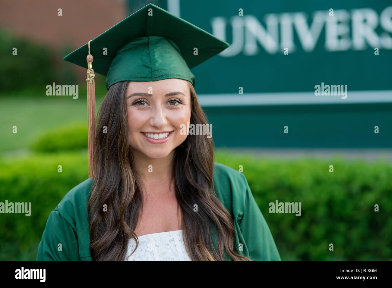 College Graduation Photo on University Campus Stock Photo - Alamy