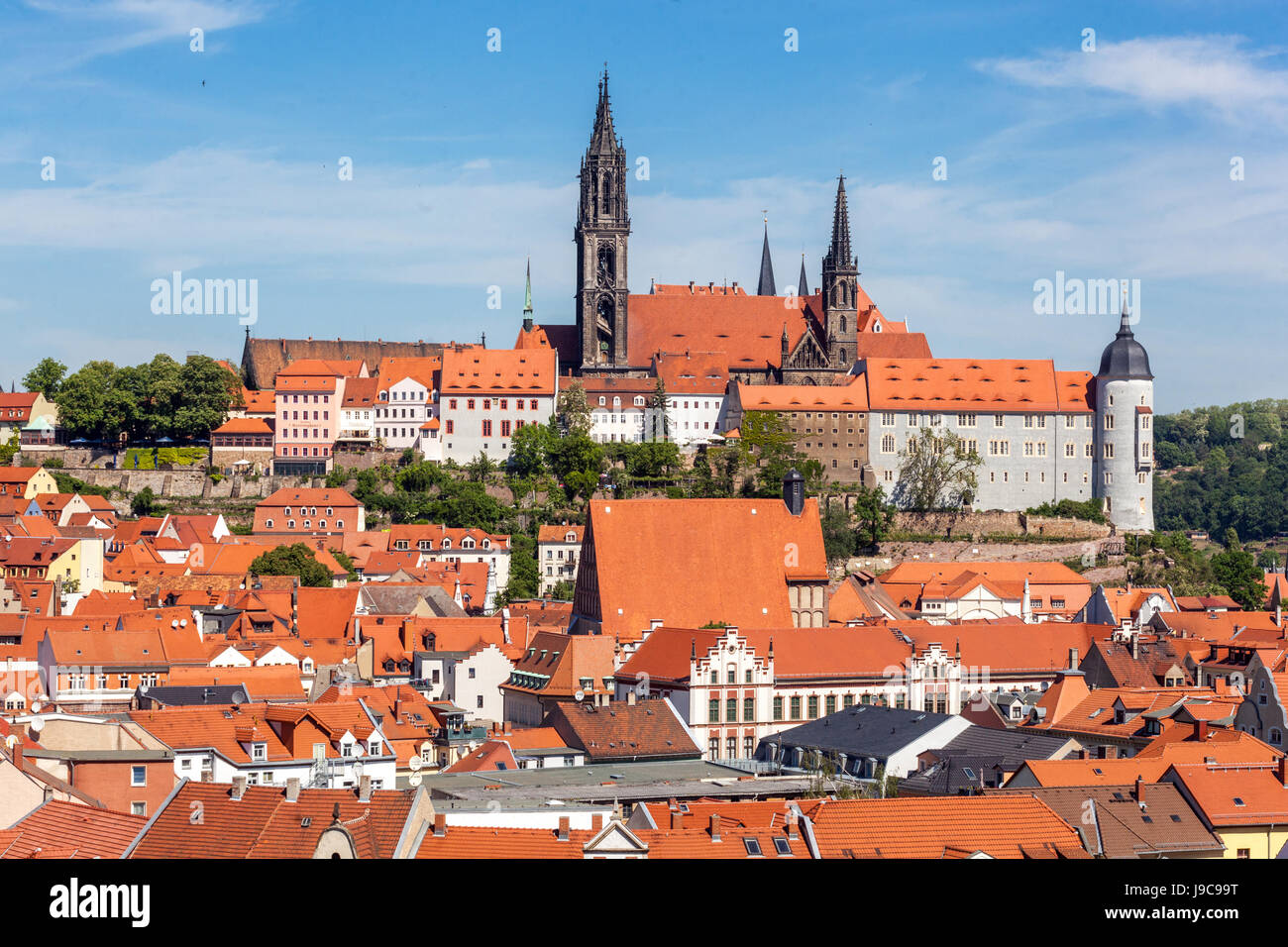Meissen Cathedral Albrechtsburg Castle Meissen Old Town Saxony, General ...