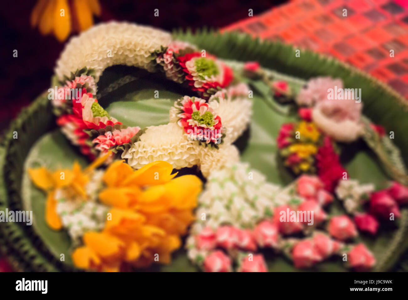 Thai Garland Handmade Of Thailand, stock photo Stock Photo - Alamy
