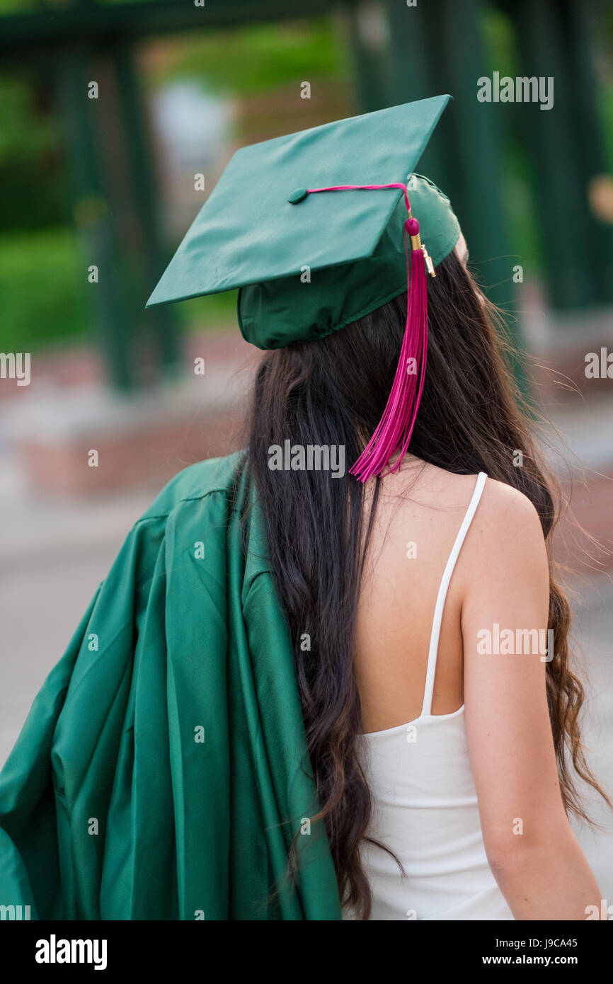 College Graduation Photo on University Campus Stock Photo - Alamy