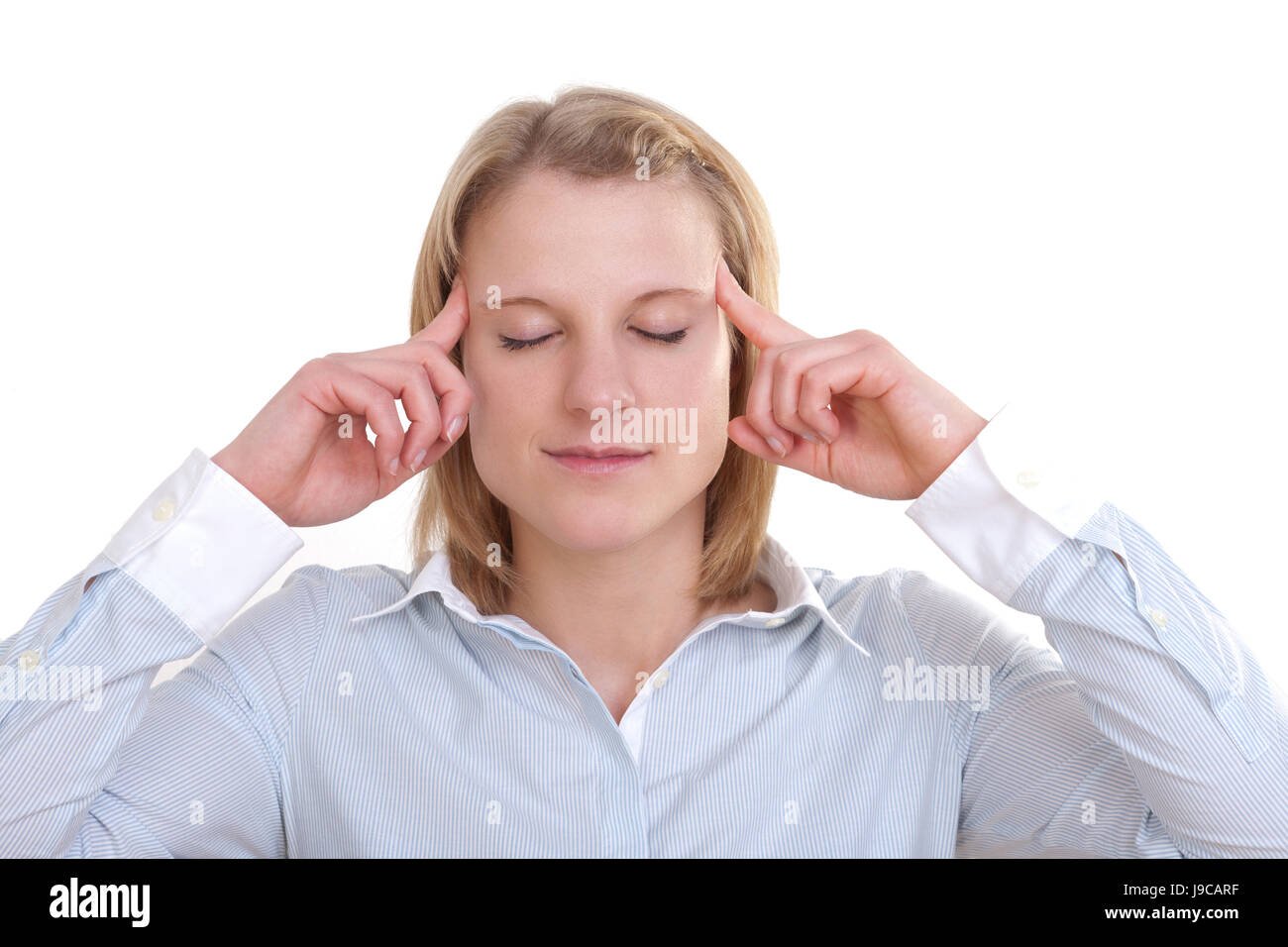 woman, meditate, concentrate, body language, facilitate, ease, resting ...