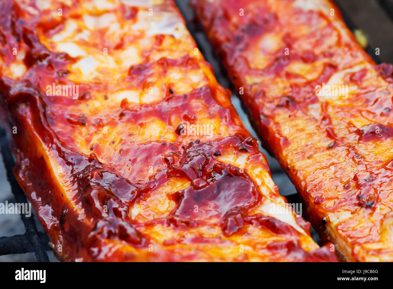 food, aliment, dainty, bone, grill, barbecue, barbeque, inlaid, red ...