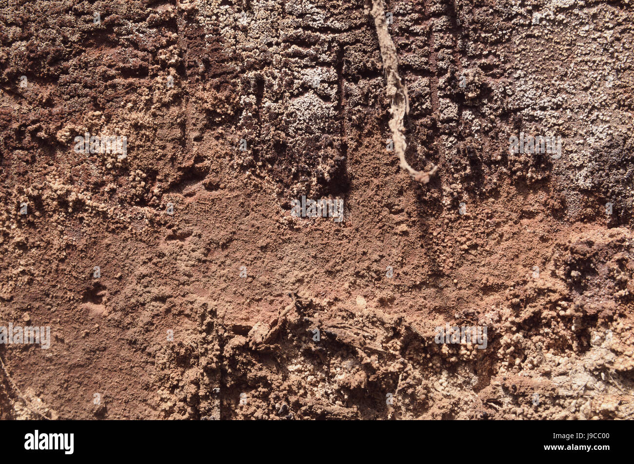 Clay texture, earth, daylight, brown Stock Photo - Alamy