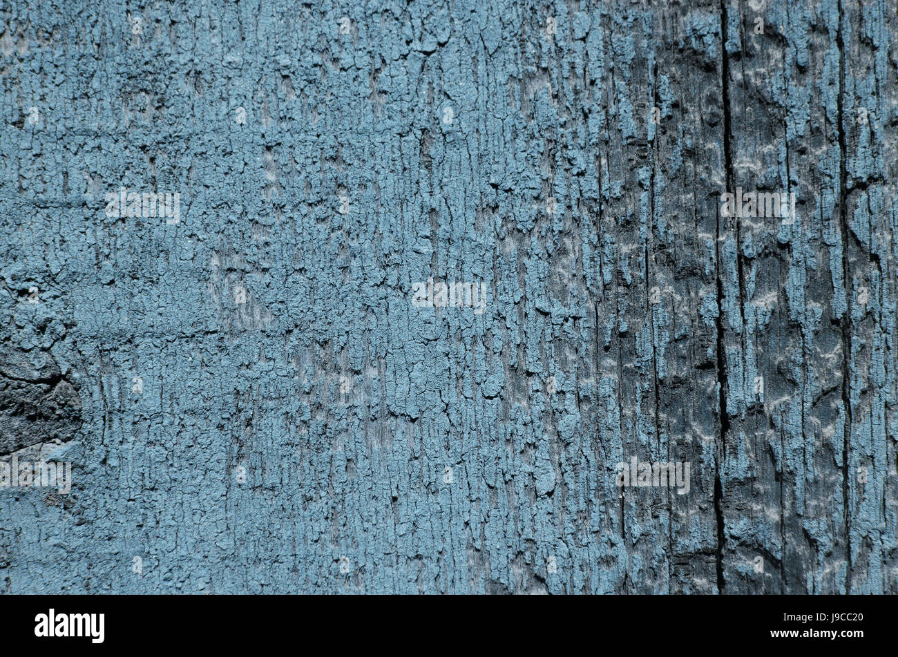 Wood texture blue color on a burned background Stock Photo - Alamy