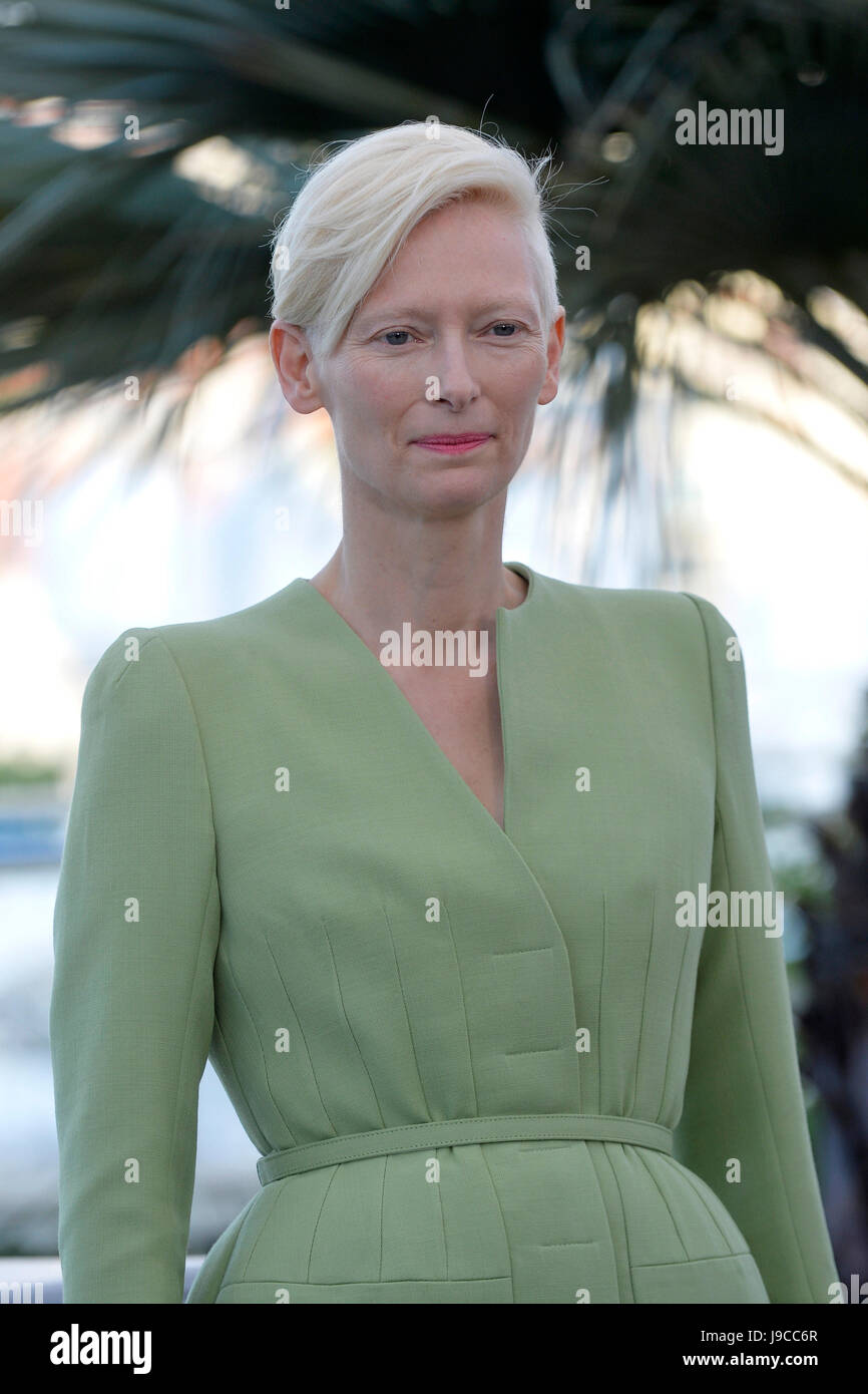 70th edition of the Cannes Film Festival: actress Tilda Swinton, here ...