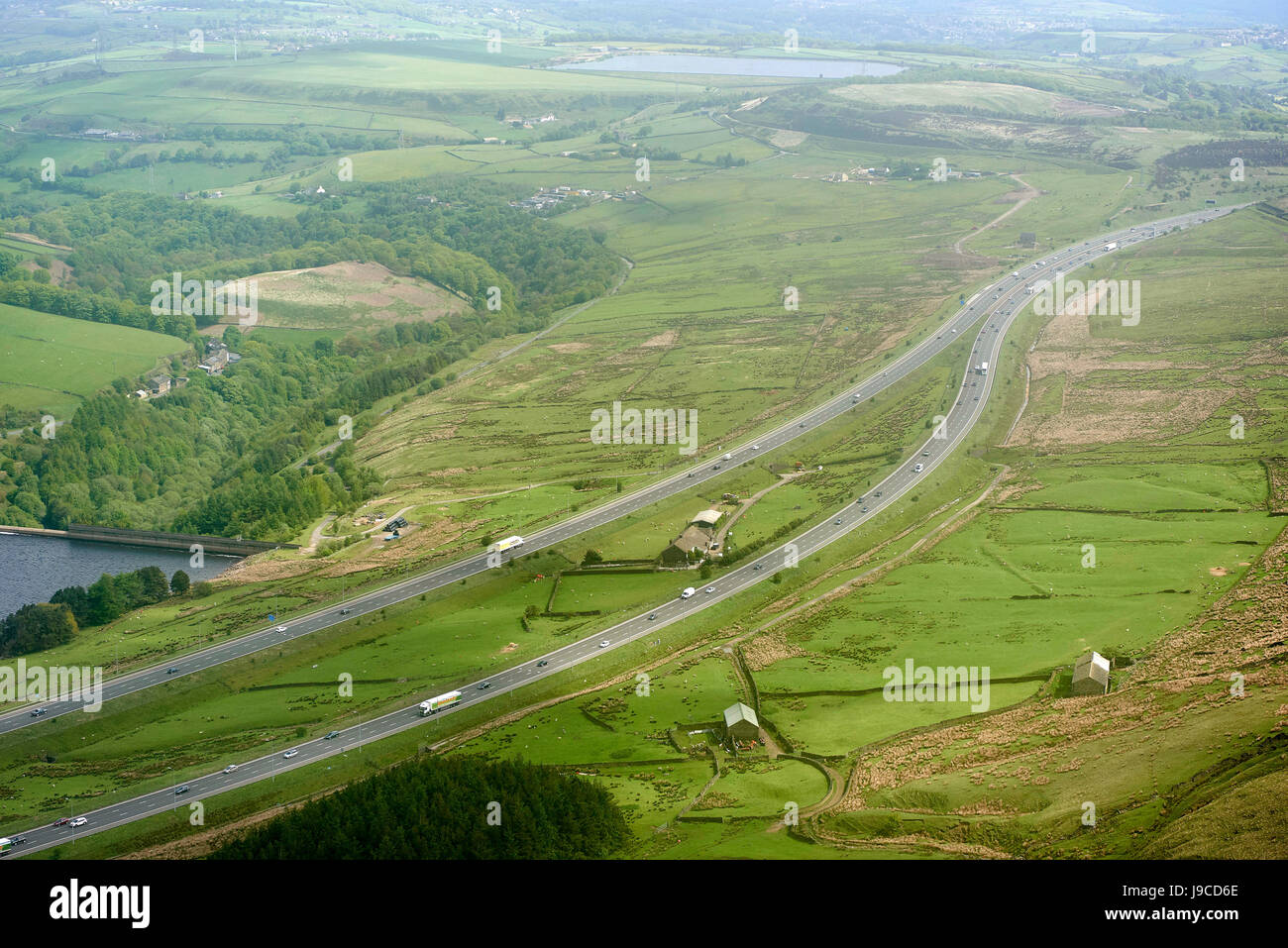 Little house on the Prairie, sandwiched between the two carriageways of ...