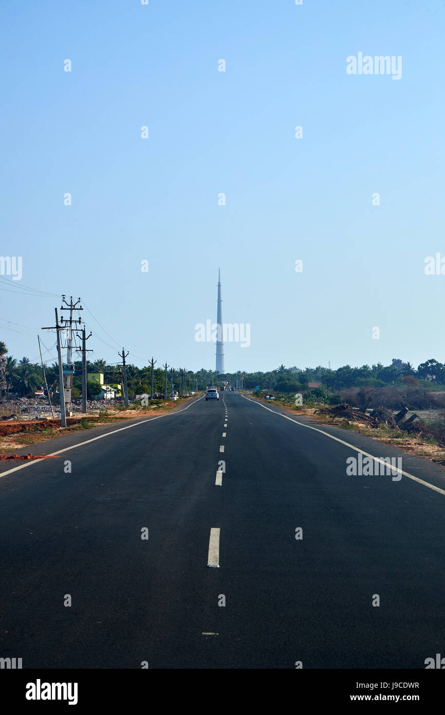 Television tower in Rameswaram, located on Rameswaram island in the ...