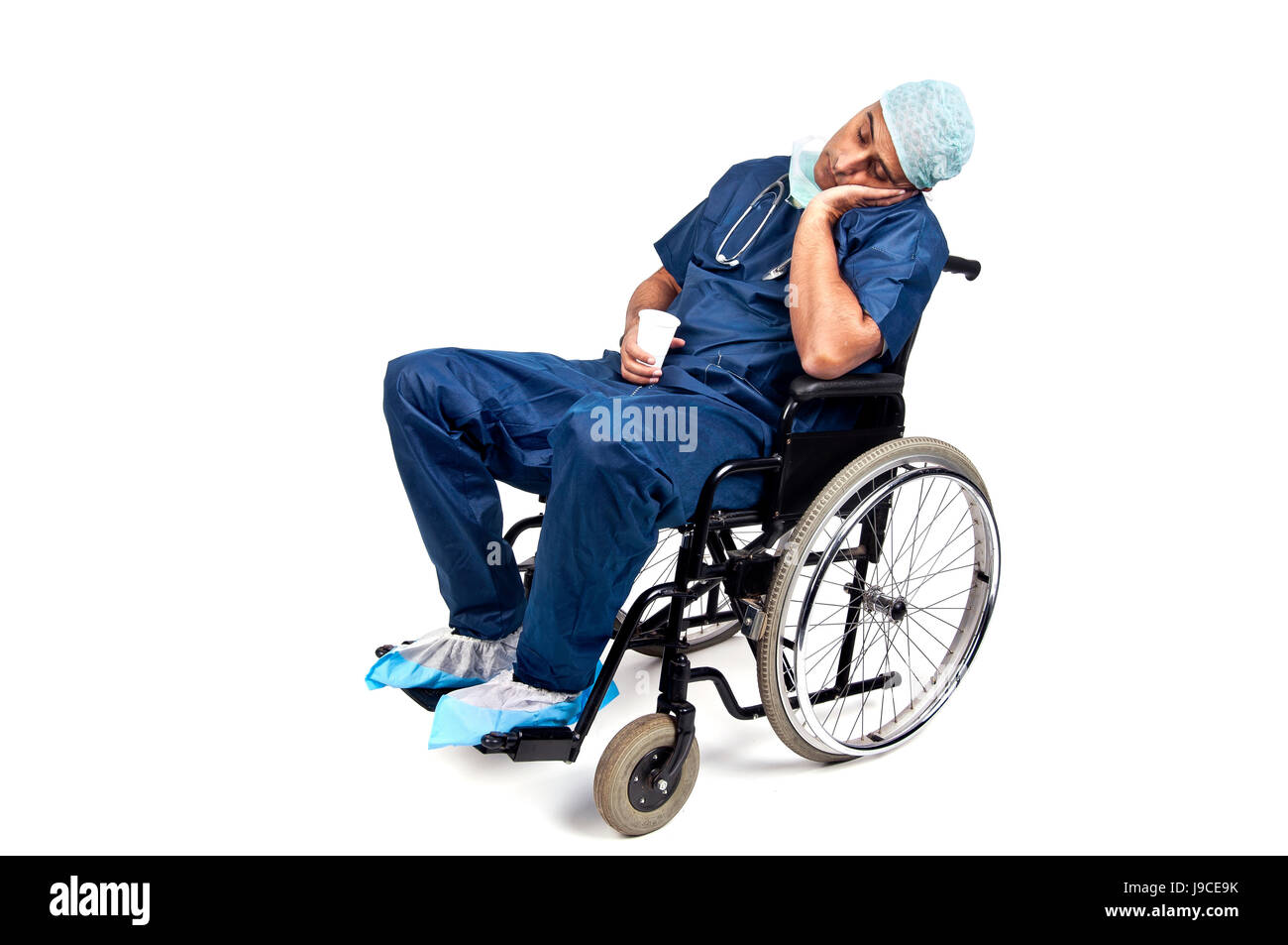 doctor, physician, medic, medical practicioner, wheelchair, sleep ...