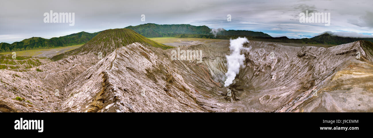 park, indonesia, national, vulcan, volcano, smoke, smoking, smokes ...