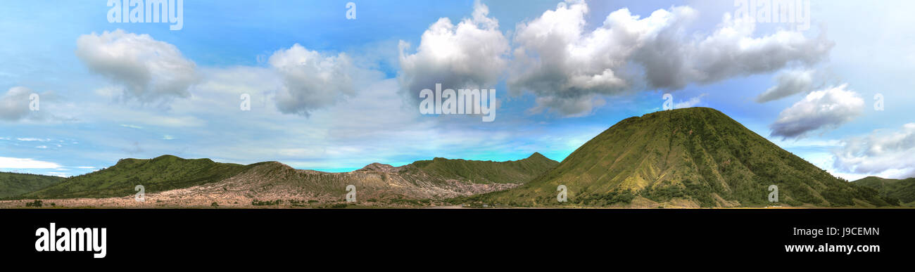 park, indonesia, national, vulcan, volcano, blue, beautiful ...