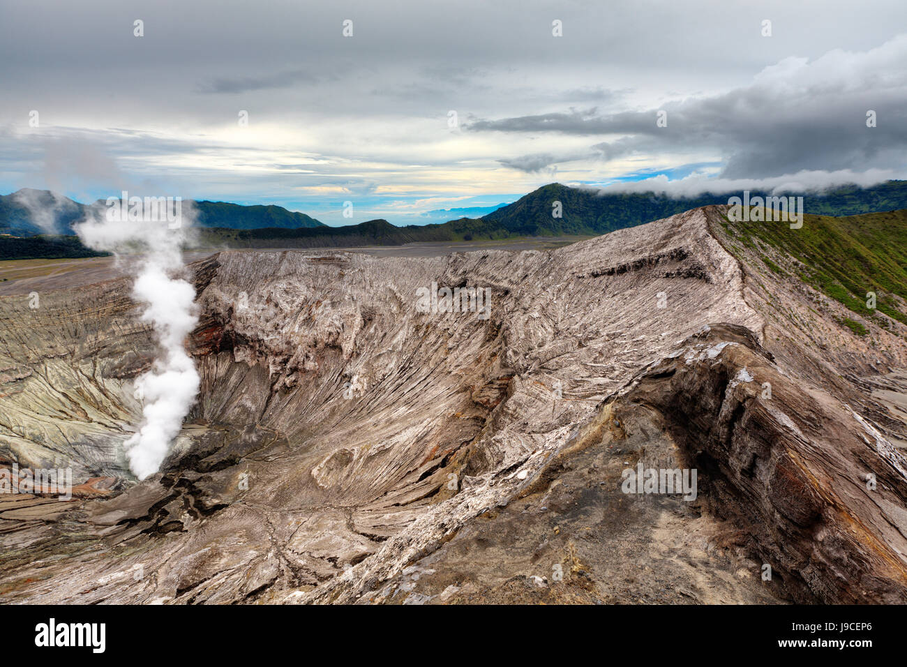 park, indonesia, national, vulcan, volcano, smoke, smoking, smokes ...