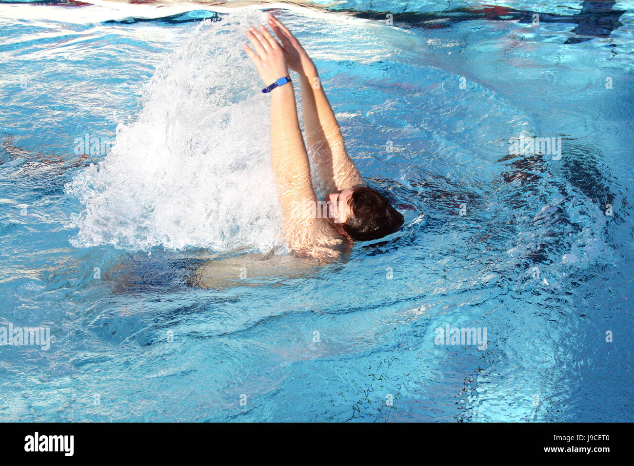 Learning to swim float hi-res stock photography and images - Alamy
