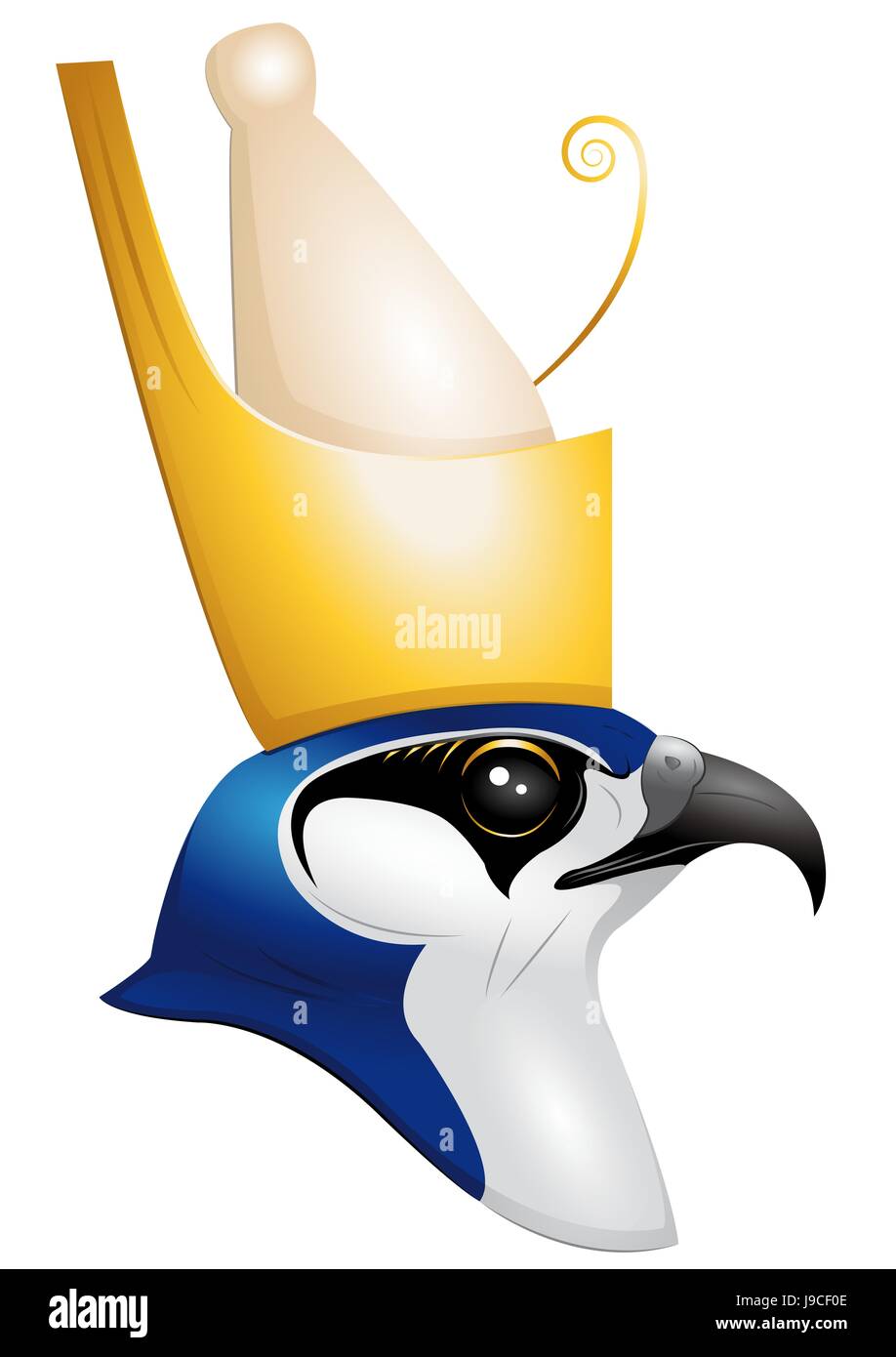 Falcon god horus gold hi-res stock photography and images - Alamy