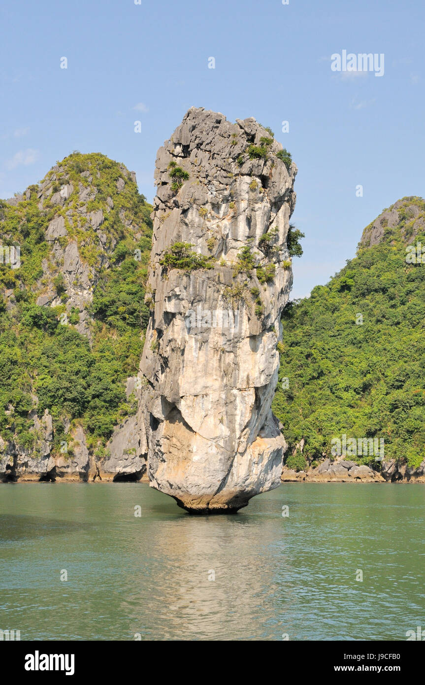 mountains, rock, world cultural heritage, limestone, salt water, sea ...