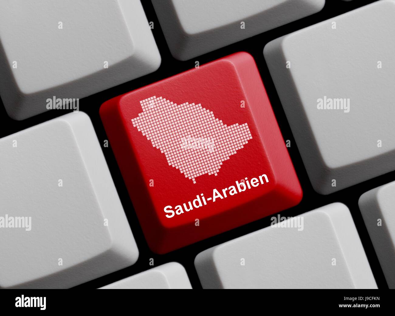 Saudi arabia map dots hi-res stock photography and images - Alamy