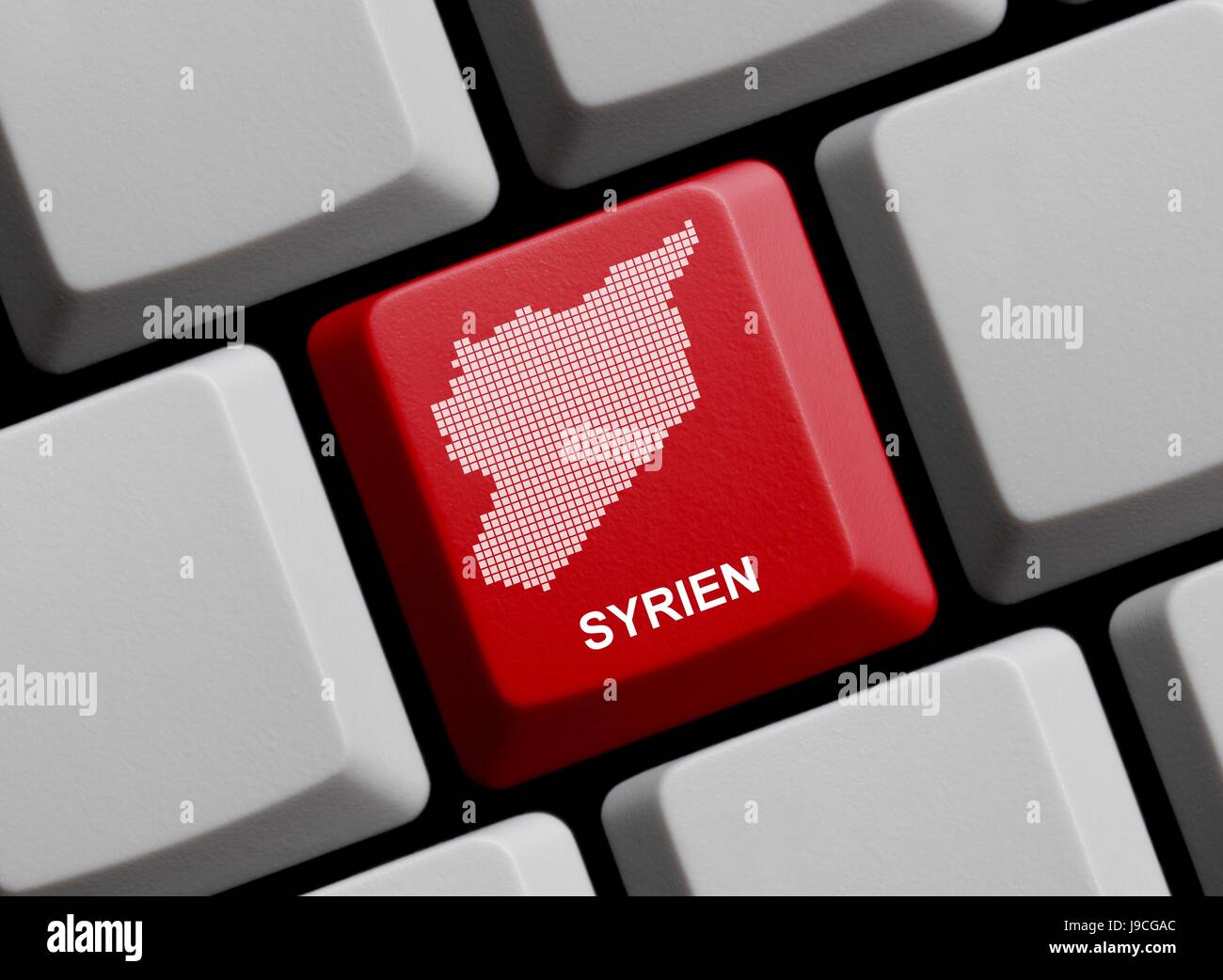 keyboard, syria, card, outline, atlas, map of the world, map, internet ...