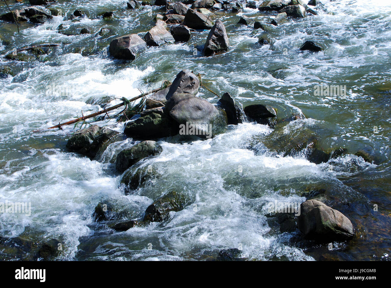 stone, wild, stream, rock, waterfall, trough, river, water, blue, flow ...