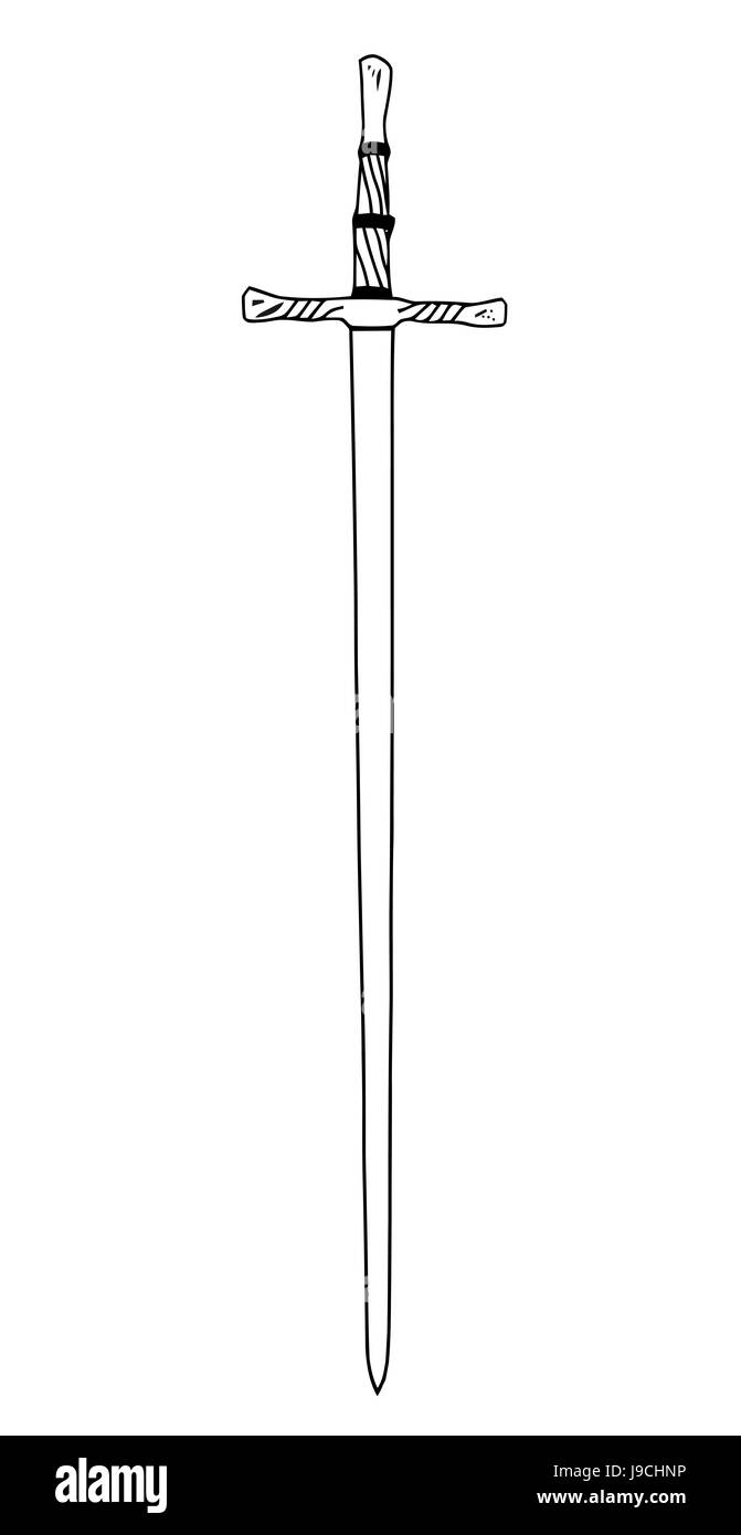 Claymore Sword Drawing