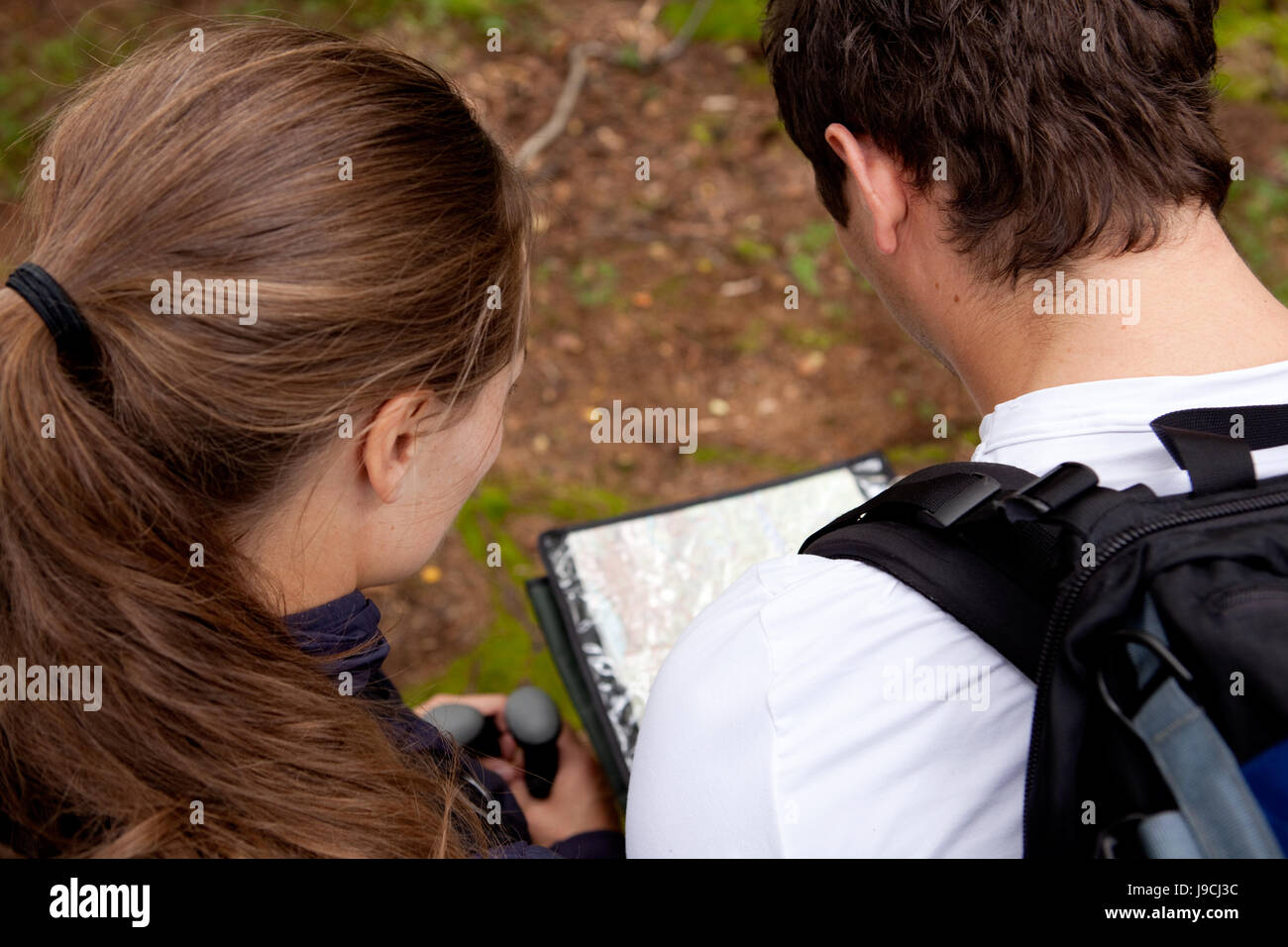 Fit active woman attractive walking route hi-res stock photography and ...