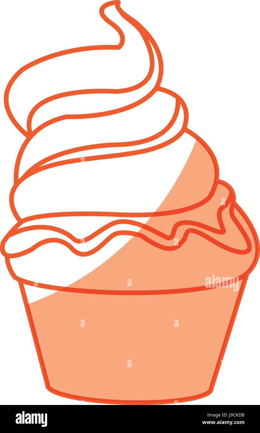 sweet cartoon cold ice cream tasty frozen Stock Vector Image & Art - Alamy