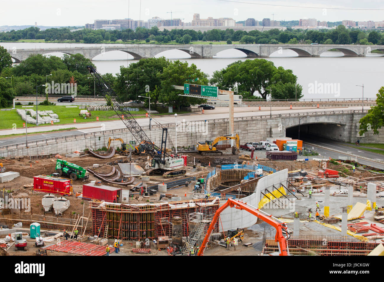 Building construction site - USA Stock Photo - Alamy