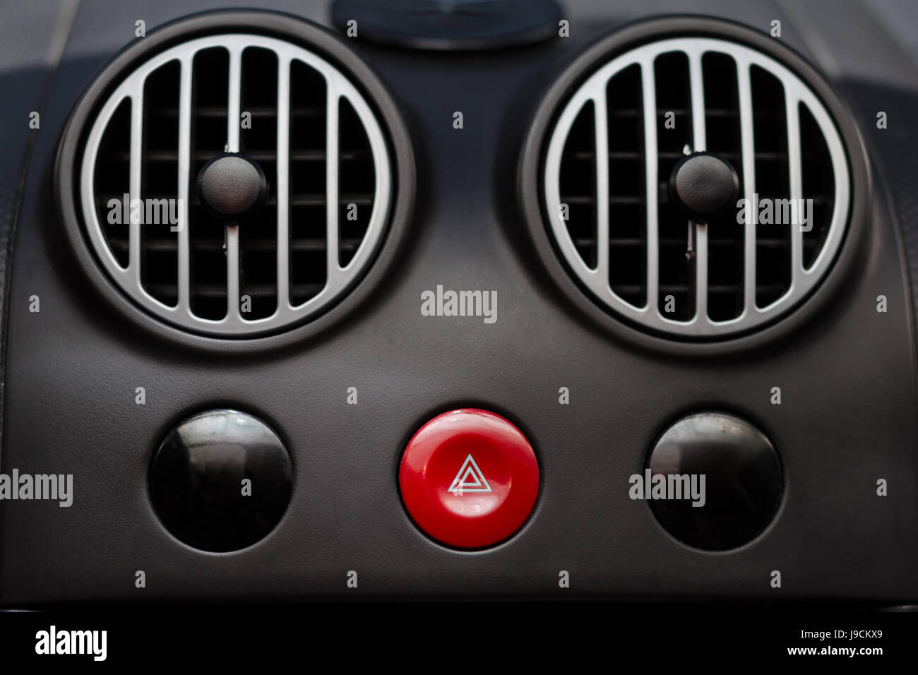 car air conditioner grid panel on console Stock Photo - Alamy