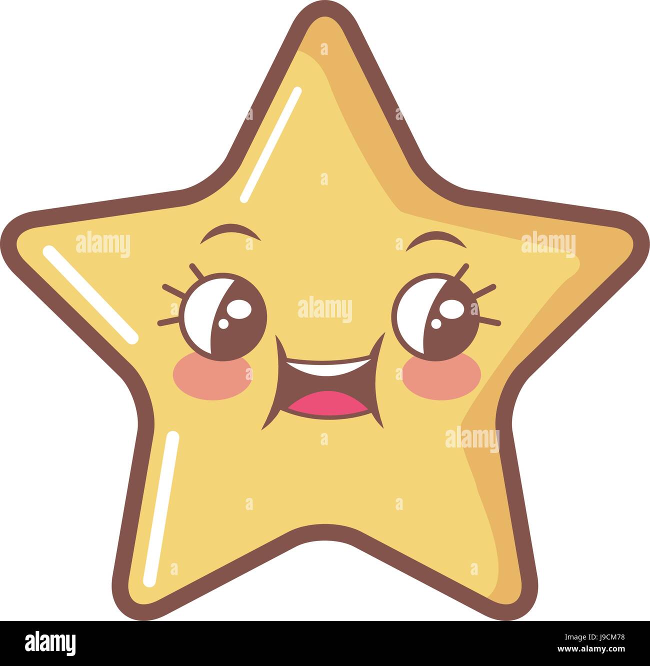 Funny star Stock Vector Images - Alamy