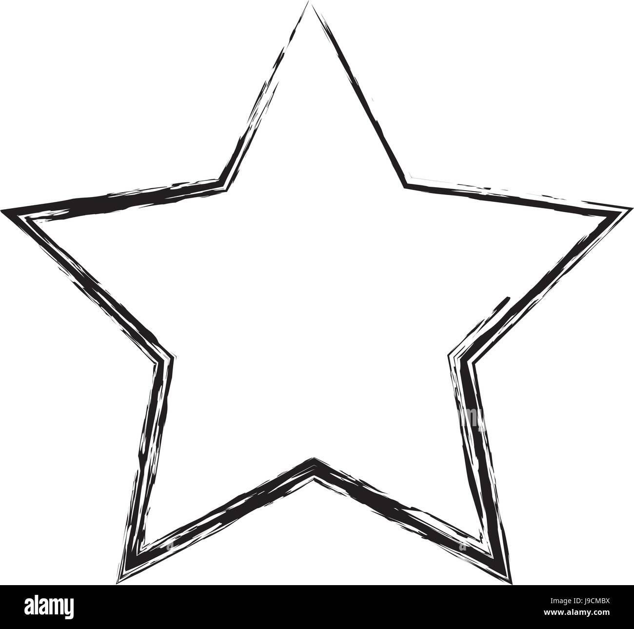star funny comic cartoon decoration icon Stock Vector Image & Art - Alamy