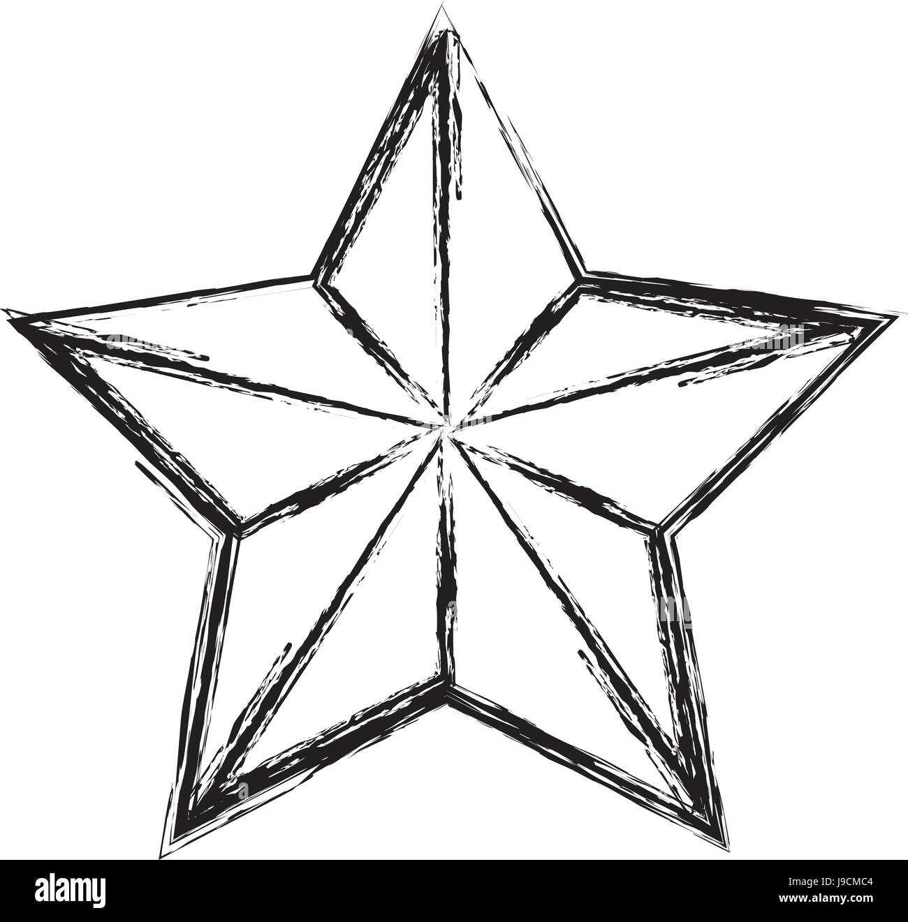 star funny comic cartoon decoration icon Stock Vector Image & Art - Alamy