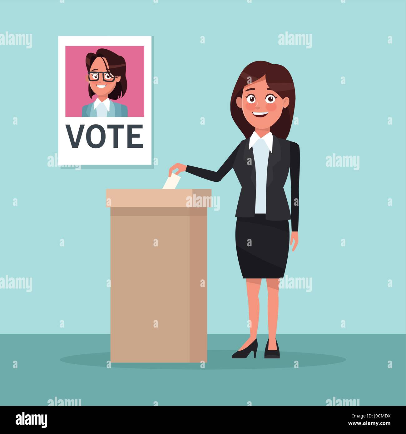 Woman presidential candidate Stock Vector Images - Alamy