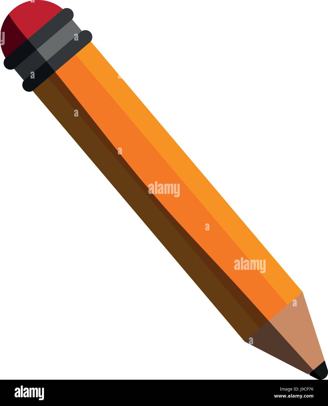 pencil cartoon illustration shadow Stock Vector Image & Art - Alamy