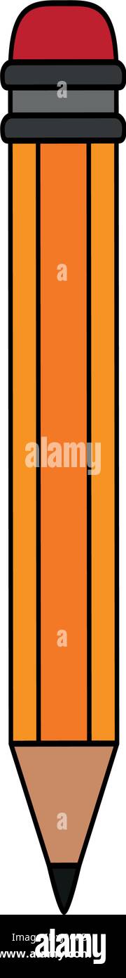 pencil cartoon illustration Stock Vector Image & Art - Alamy