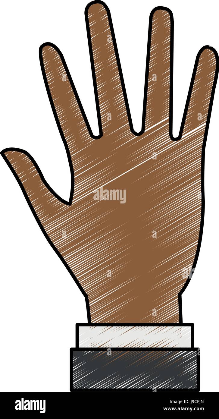 hand person cartoon scribble Stock Vector Image & Art - Alamy