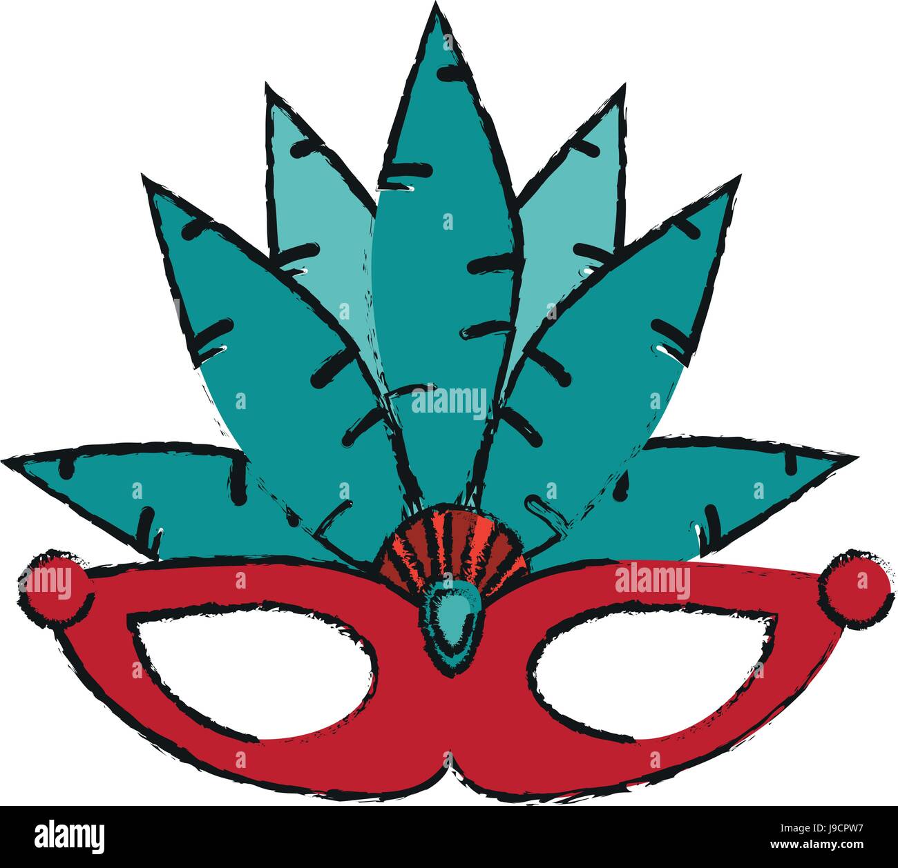 carnival brazil flat draw Stock Vector Image & Art - Alamy