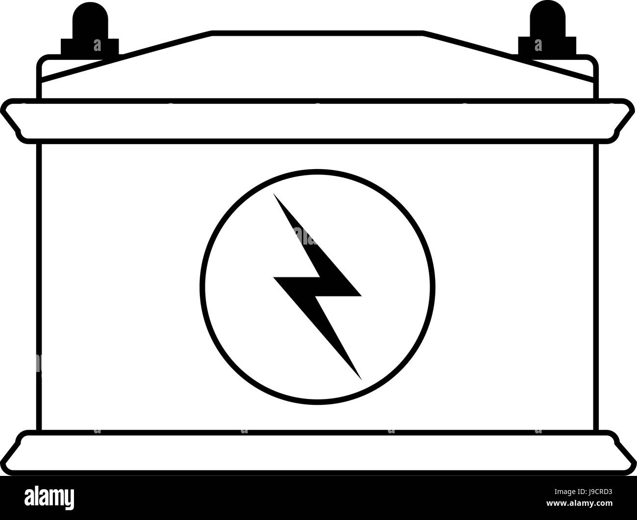 battery flat illustration draw Stock Vector Image & Art - Alamy