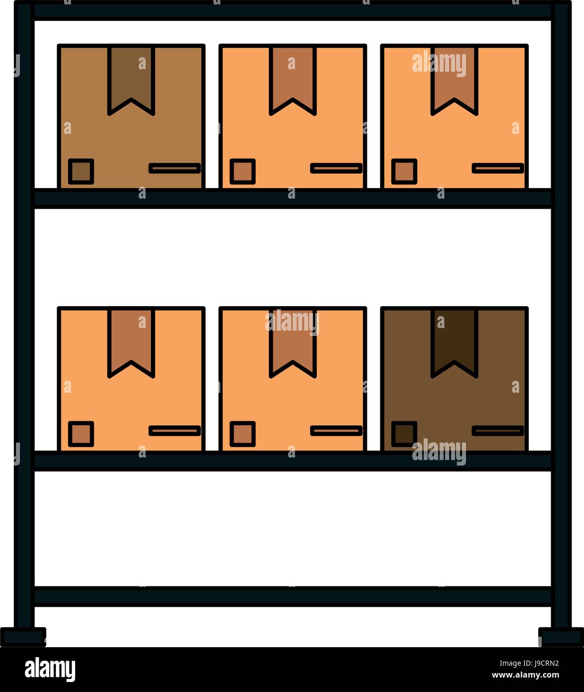 Black shelf Stock Vector Images - Alamy