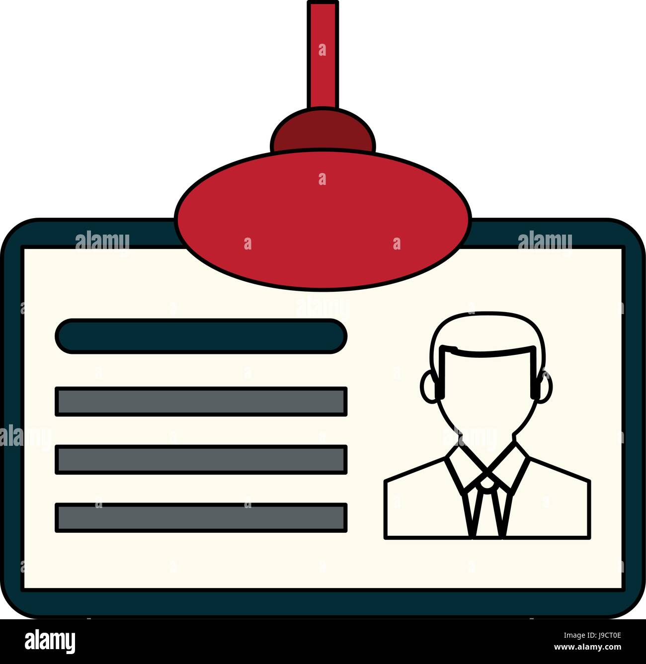 Identity Card Cartoon High Resolution Stock Photography and Images - Alamy