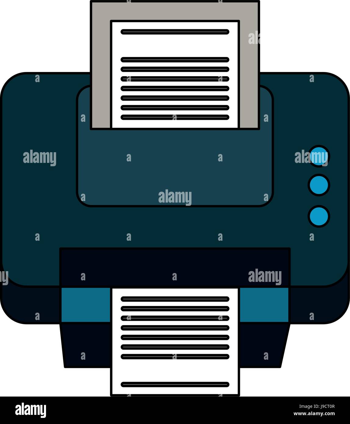 Laser printer cartoon hi-res stock photography and images - Alamy