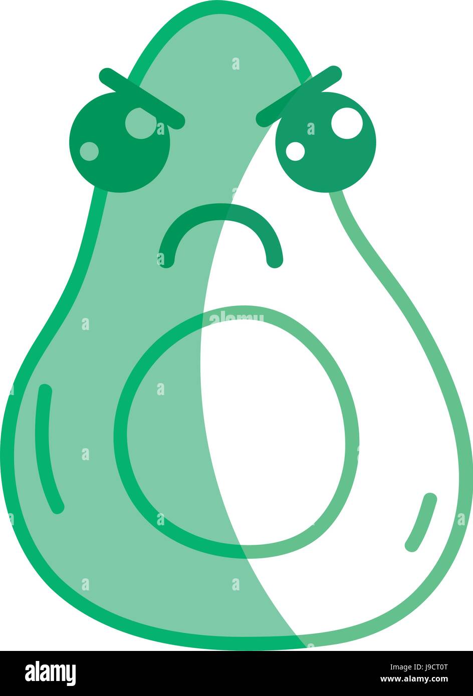 Angry avocado hi-res stock photography and images - Alamy