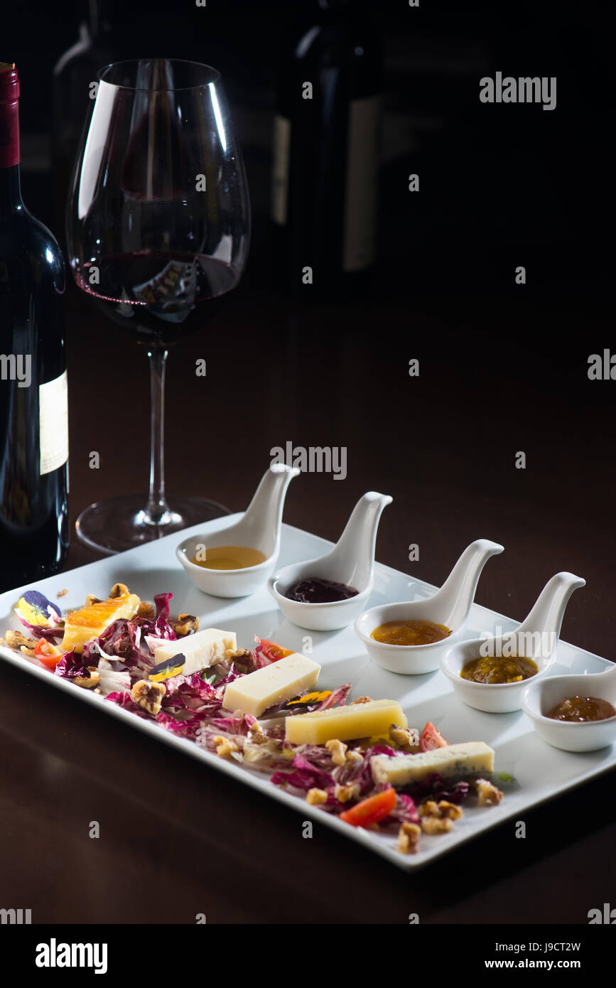 various assortment of italian cheese Stock Photo - Alamy