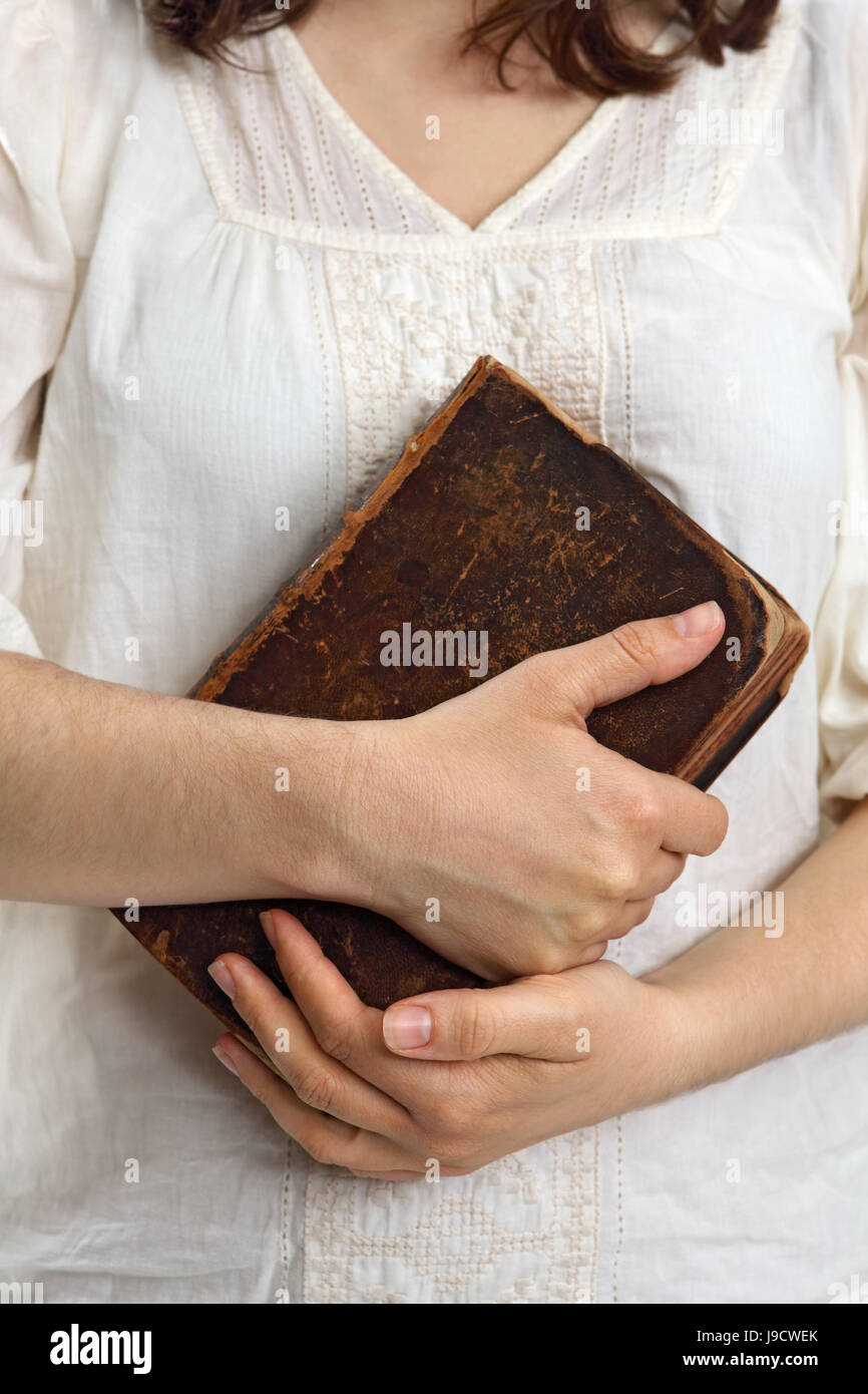 religion, female, bible, christian, possession, holding, book, woman ...