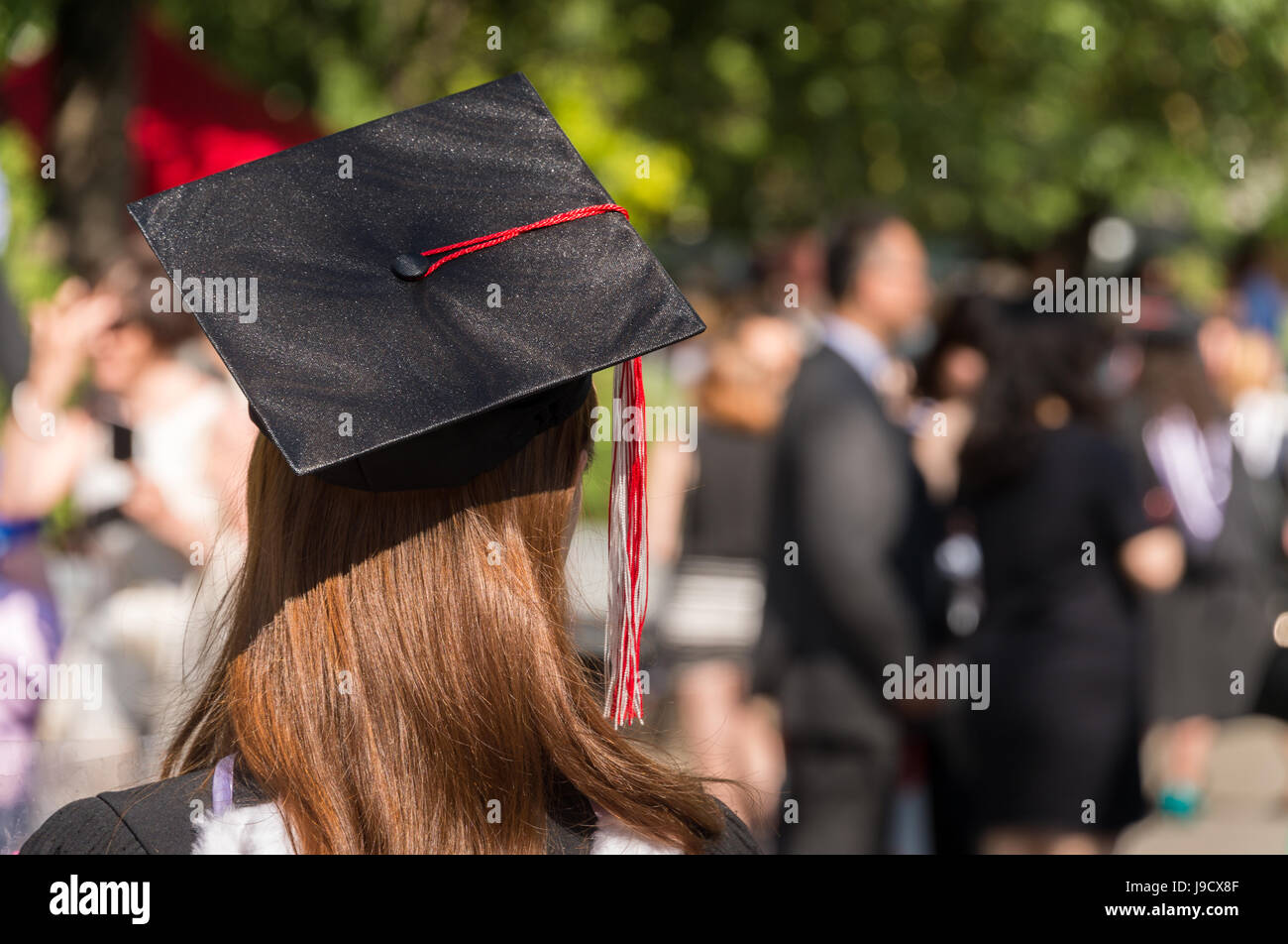 Montreal, Canada - 31 May 2017: New Graduate after graduation ceremony ...