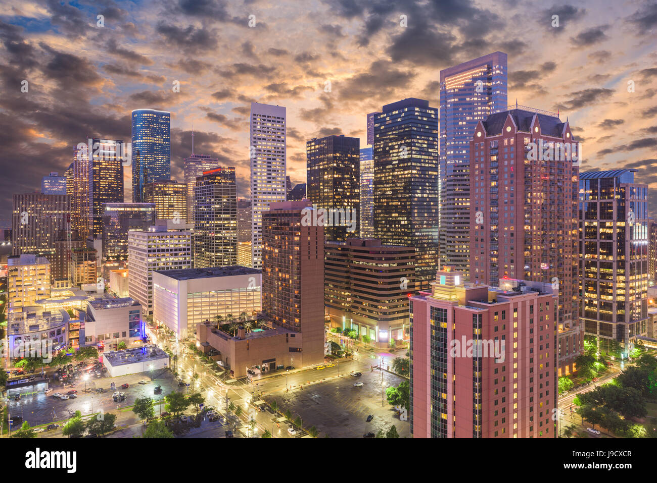 Houston texas skyline hi-res stock photography and images - Alamy