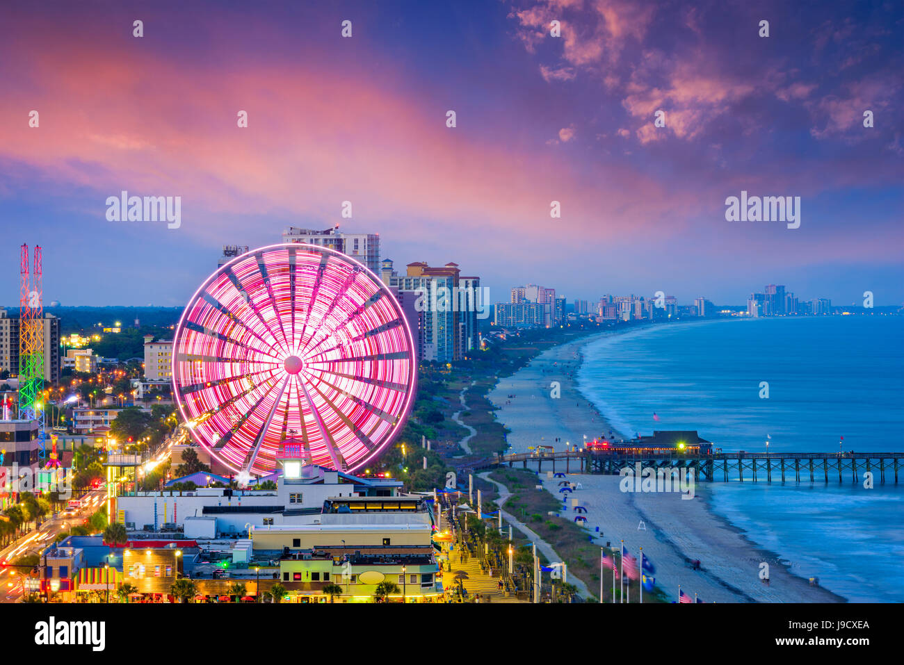 South coast at night hi-res stock photography and images - Alamy
